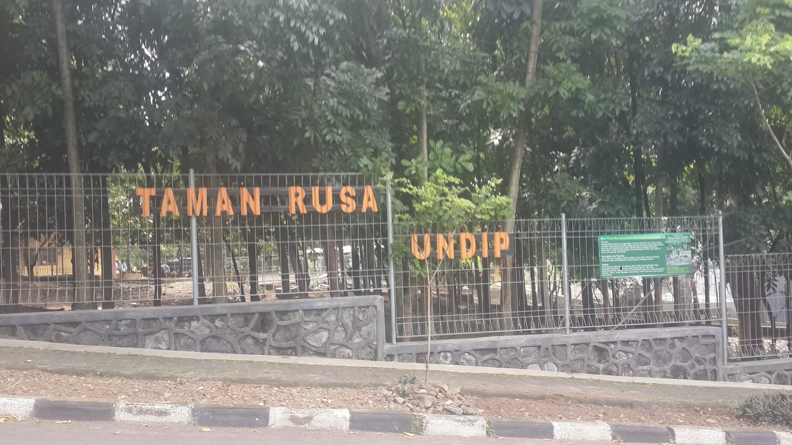 catatan perjalanan: Taman Rusa Undip, Wisata Murah dan Mendidik